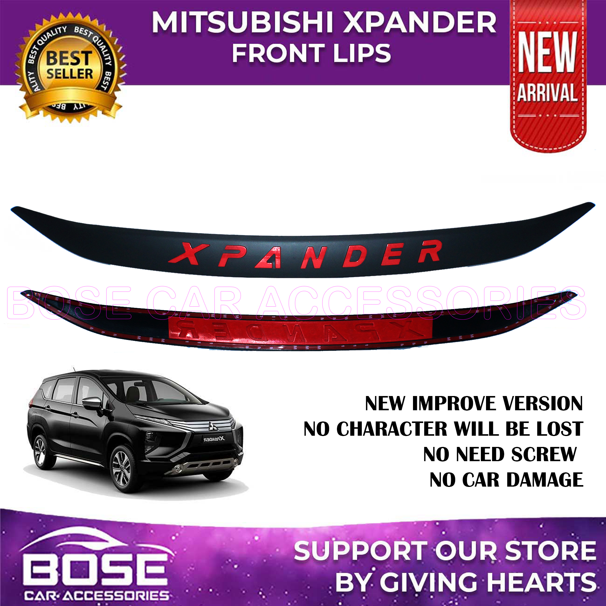 Shop Mitsubishi Xpander Hood Guard with great discounts and prices ...