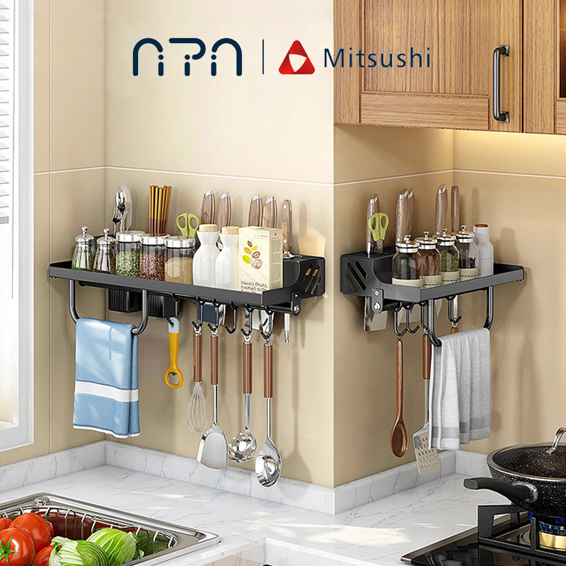 Shop 304 Stainless Wall Mounted Kitchen Rack with great discounts and ...