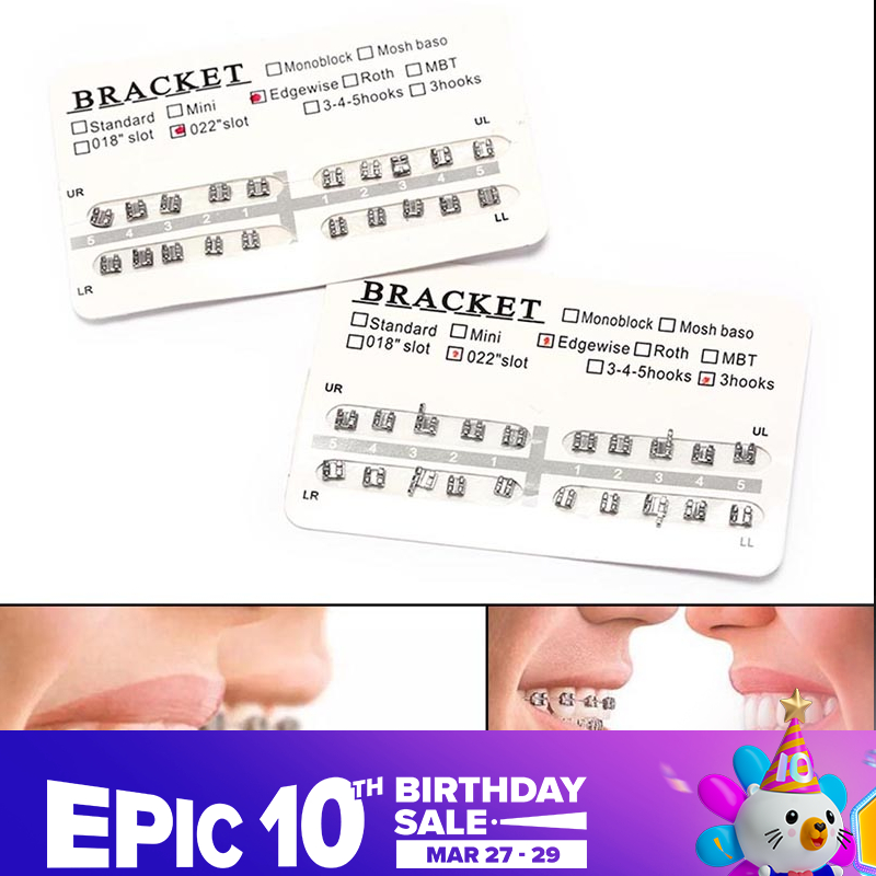 20PCS /Kit Correction Bracket Metal Bracket Brace Mini standard Hook