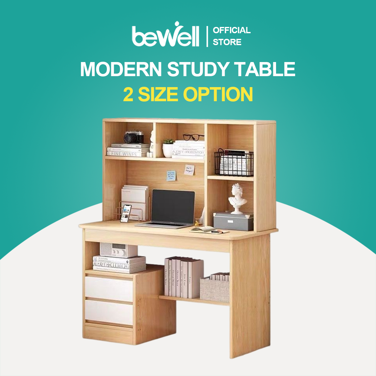 Shop Desk Bookcase Bookshelf Study Table with great discounts and ...