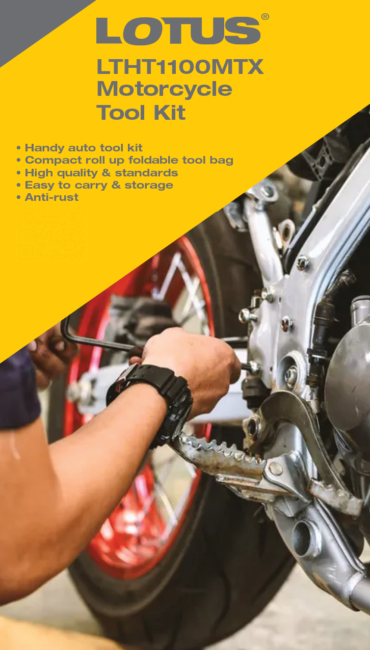 Lotus Motorcyle Tool Kit LTHT1100MTX - Hand Mechanical Tools