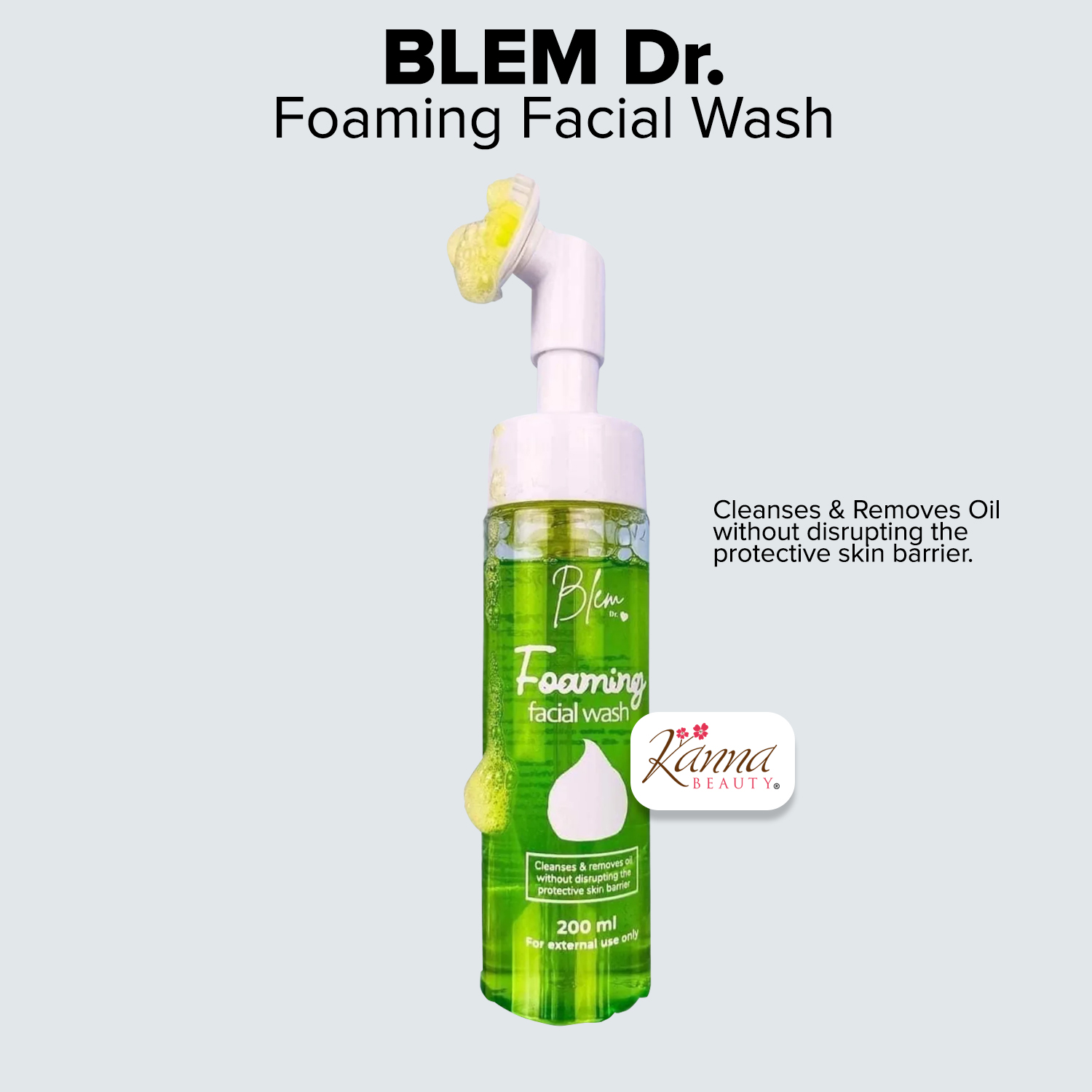 Blem Dr. Facial Wash | Cleanses & Removes Oil, Without disrupting the ...