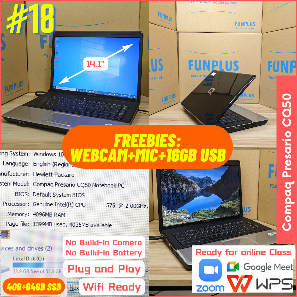 Compaq Laptop With Webcam