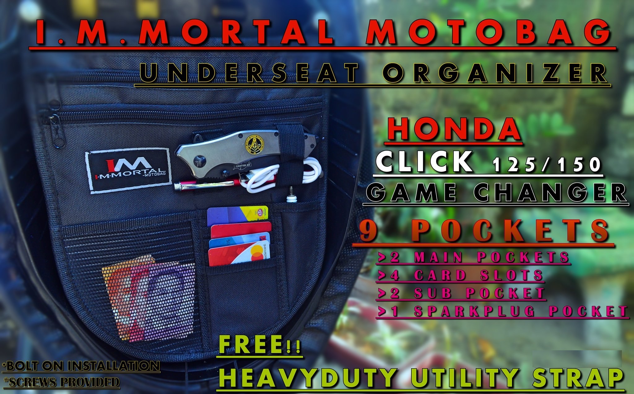 Shop Honda Click Center Bag online | Lazada.com.ph