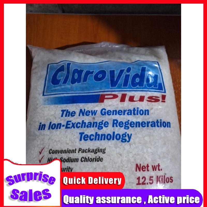 CLARO VIDA PLUS (Industrial /Solar SALT) Ion-Exchange Regeneration Technology wt. 12.5kg | Lazada PH