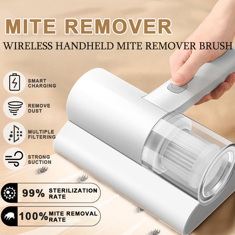 Household Mite Remover Wireless Handheld Dust Mite Vacuums Bed Cleaner ...