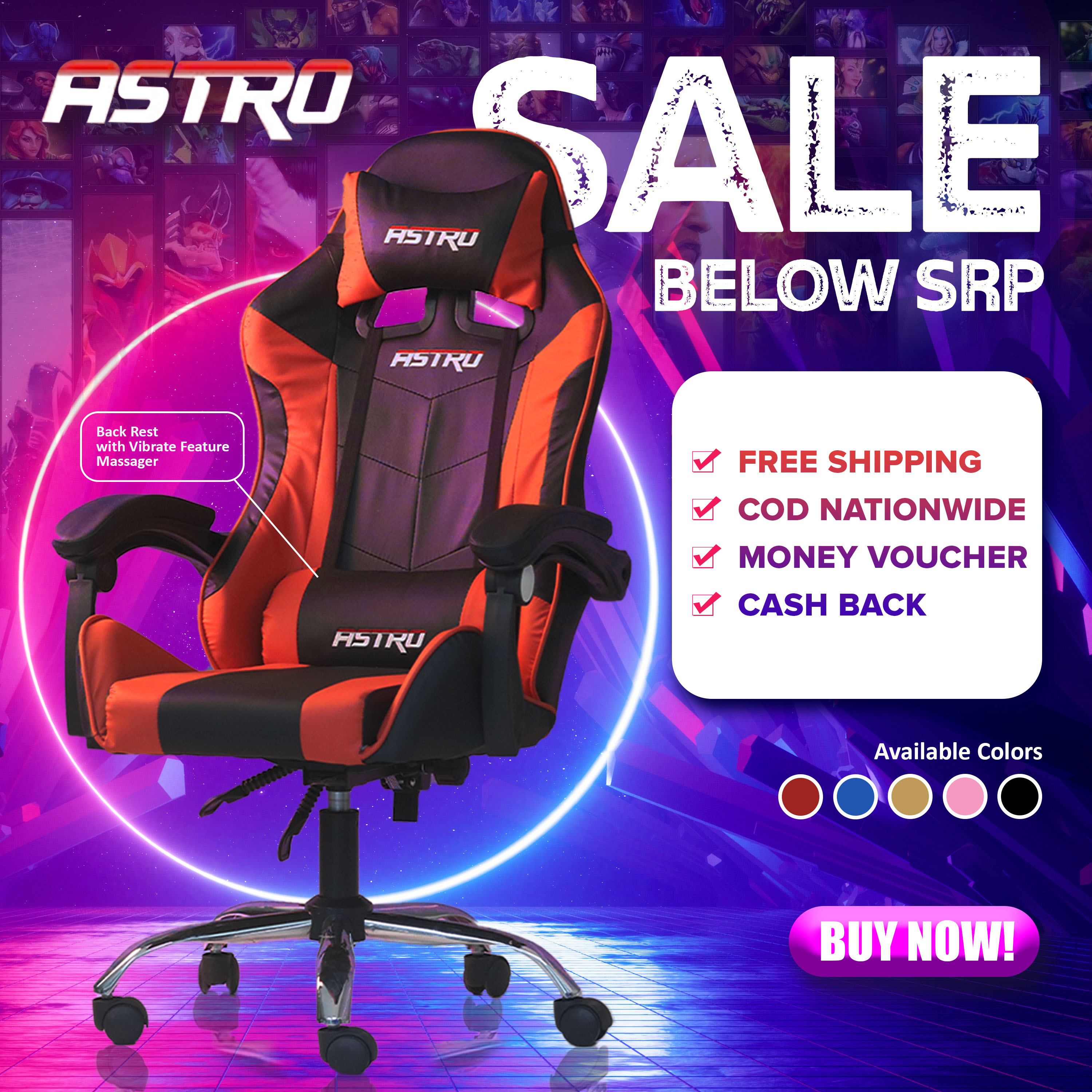 Gaming Chair , ORIGINAL HYDRAX and ASTRO GAMING CHAIRS Durable Simple Ergonomic chair for gaming ...