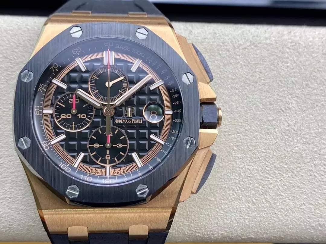 AP Royal Oak Offshore Automatic Chronograph Rose Gold with date ...