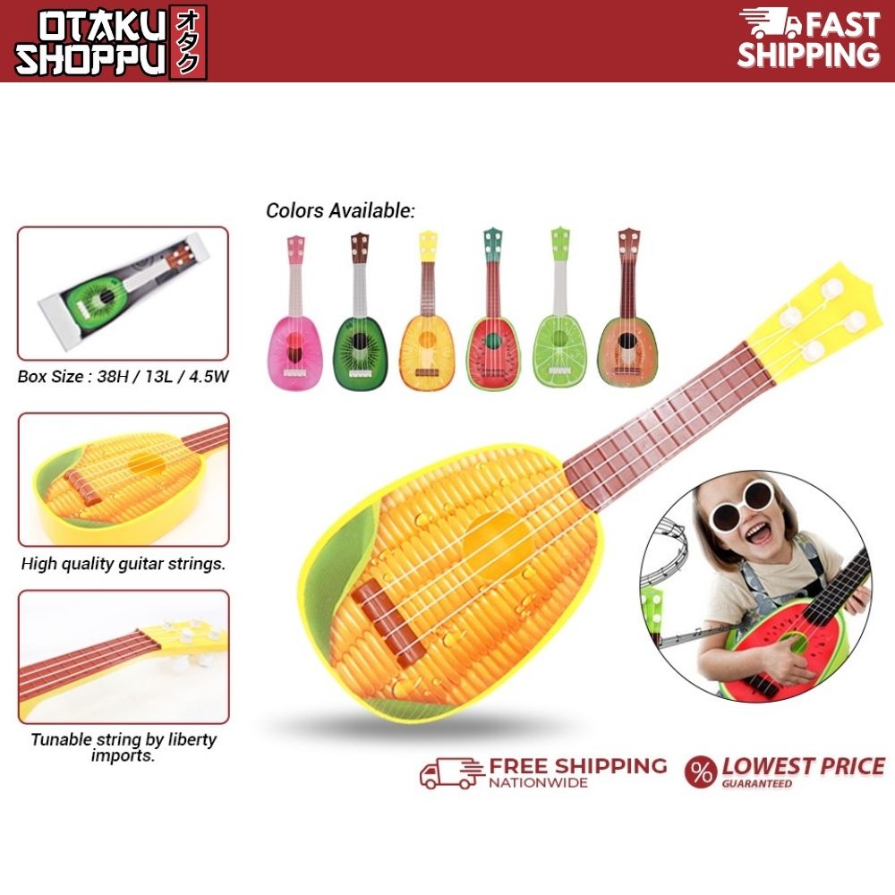 Otaku Shoppu Musical Guitar Toy for Kids Mini Fruit Guitar Best for ...
