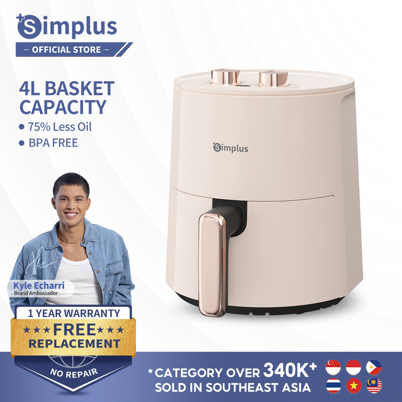 Buy Air Fryer Red Color online | Lazada.com.ph