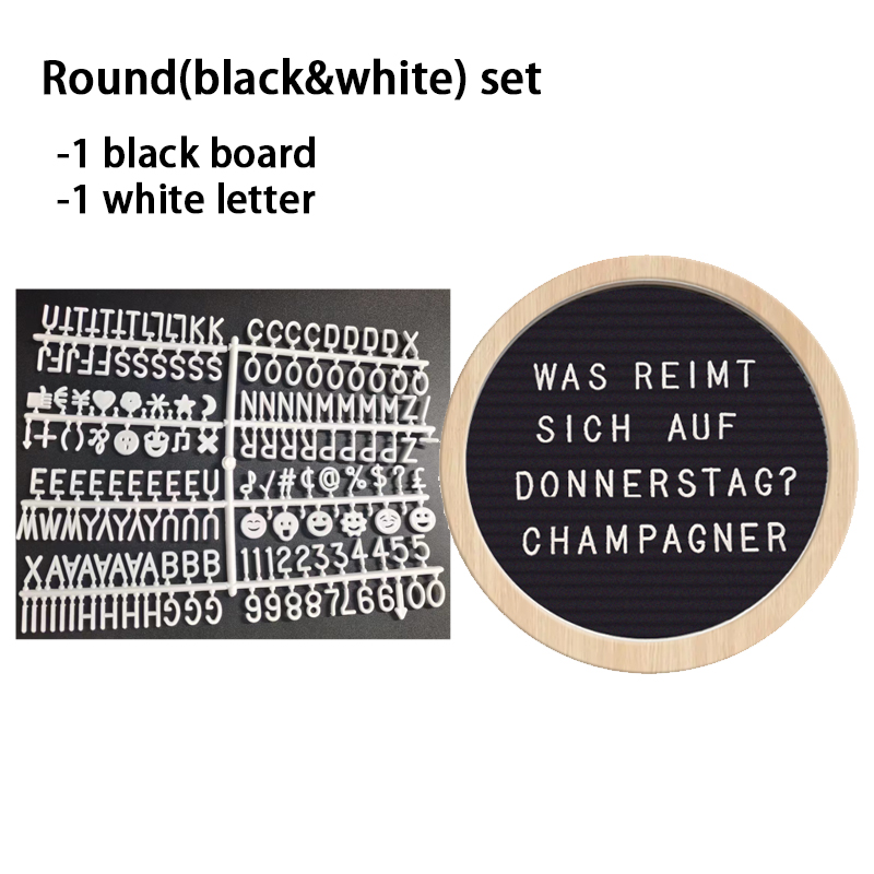 Felt Letter Board Handmade Felt Decoration Message Board Changeable ...