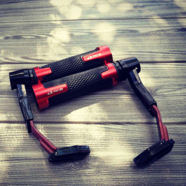 PMShop RCB Handle Grip Universal Alloy Bar End Soft Rubber Anti-Skid ...