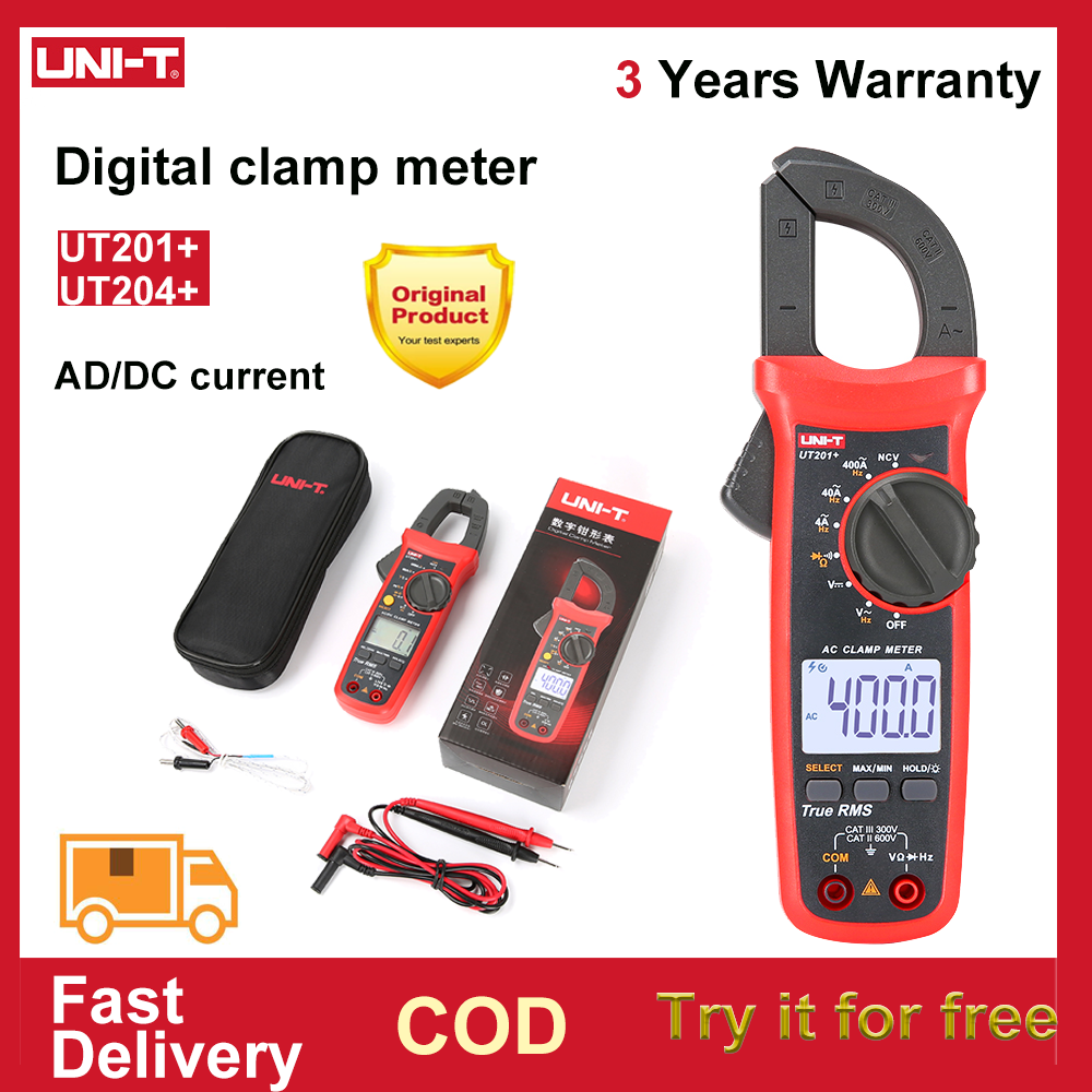 Auto Ranging Voltage Tester BINTA Digital Clamp Meter - 600A AC/DC ...