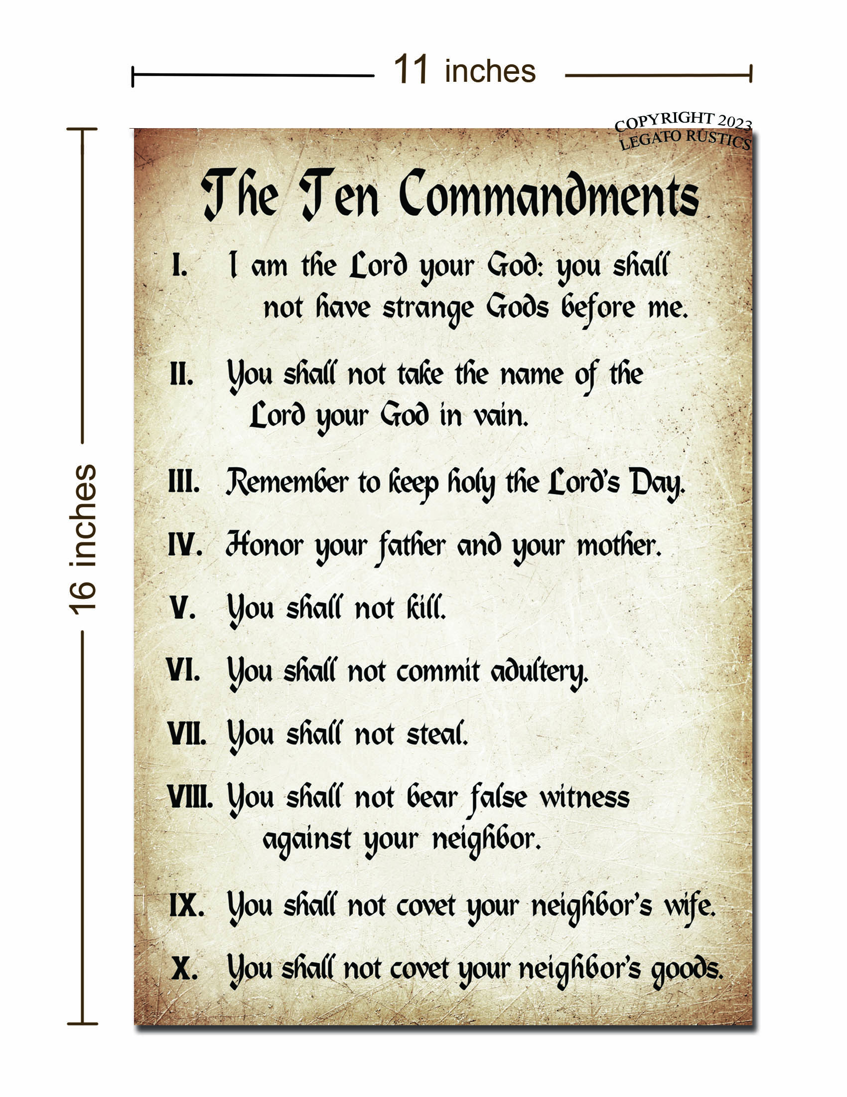 10 Commandments Catholic