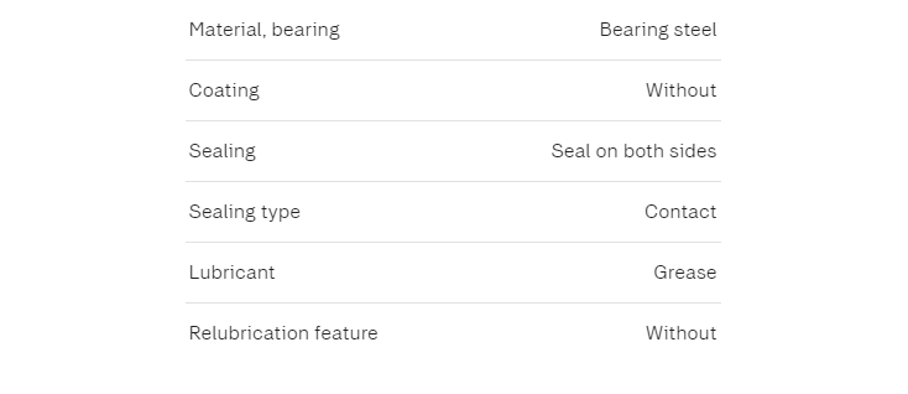 SKF Deep groove ball bearing with seals Model: 607-2RSH Made in Italy ...