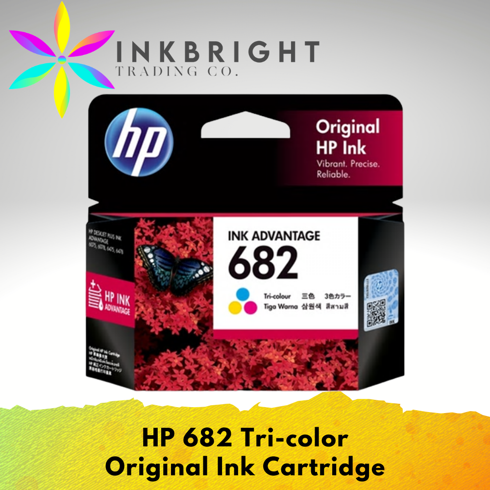 HP 682 Tri-color Original Ink Advantage Cartridge (682C HP682C) – Ink ...