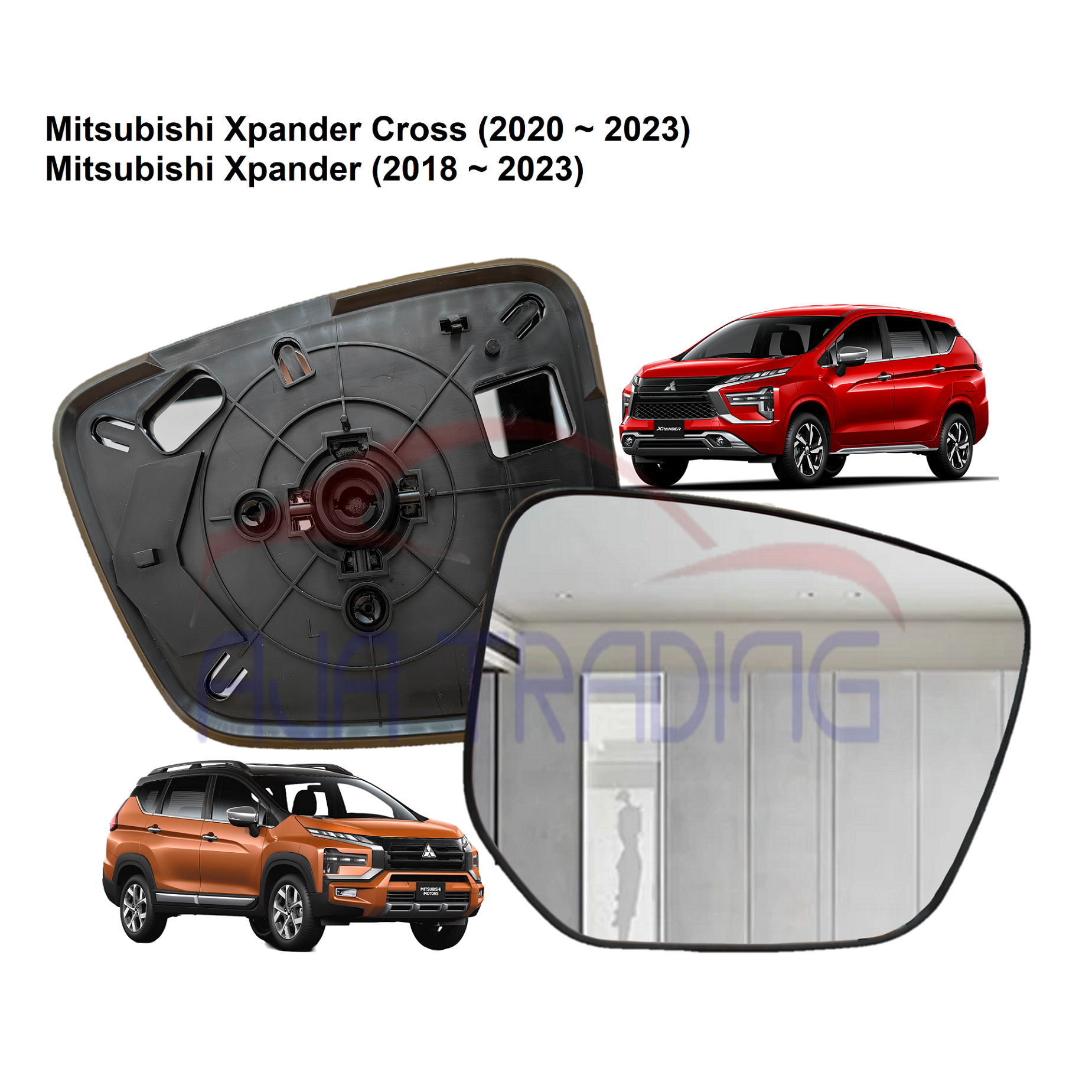 Shop Mitsubishi Xpander 2023 Gls Side Mirror Lens with great discounts ...
