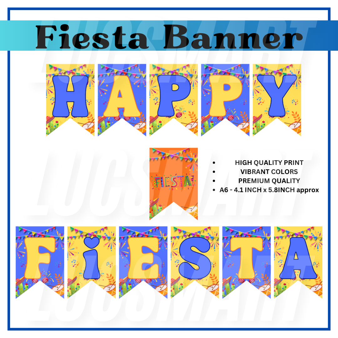 Happy Fiesta Banner