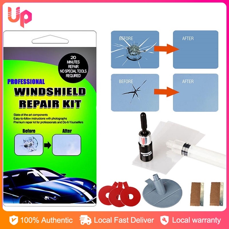 Car Windshield Repair Kit Cracked Glass Chip Scratch, 58% OFF