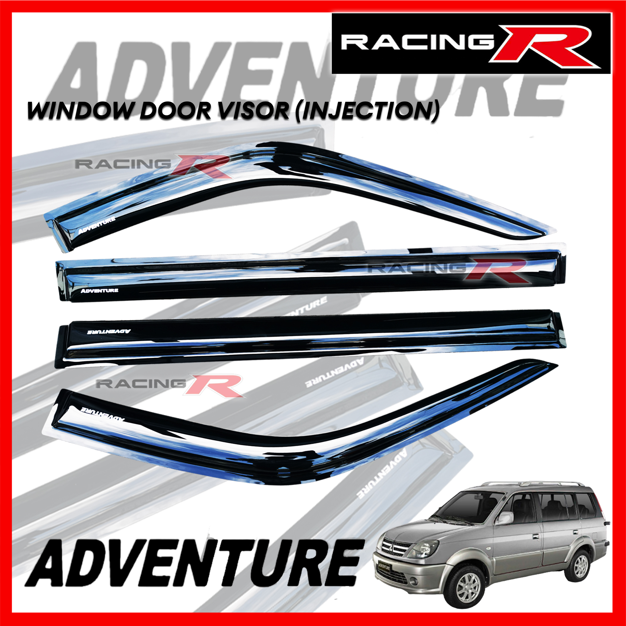Shop Mitsubishi Strada 2023 Window Visor with great discounts and ...