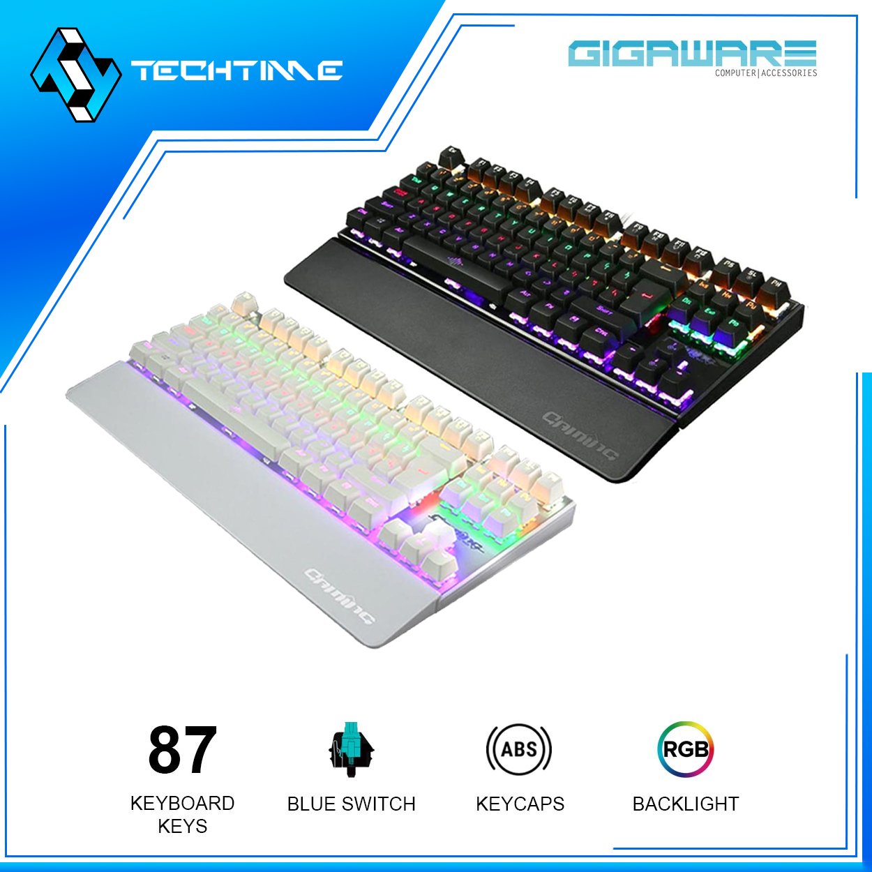 Shop Mechanical Bluetooth Keyboard Blue Switch with great discounts and ...