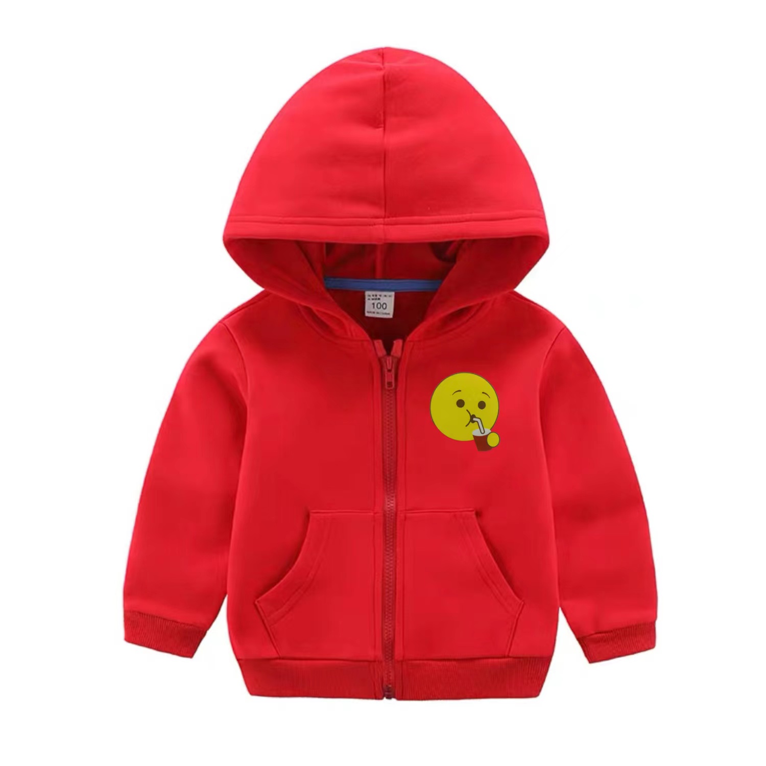 Niuniu UNISEX Emoji Hoodie jacket for Kids 2-13years old