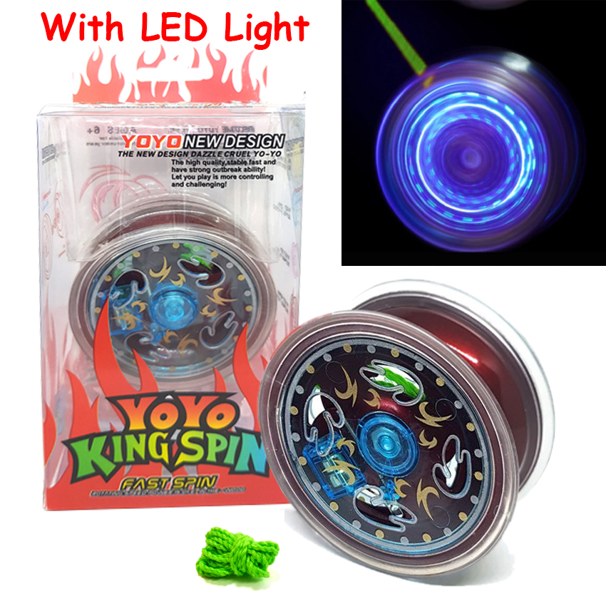 Yoyo YUMIR NEW Yoyo King Spin Fast Spin Yoyo With LED Light For Kids