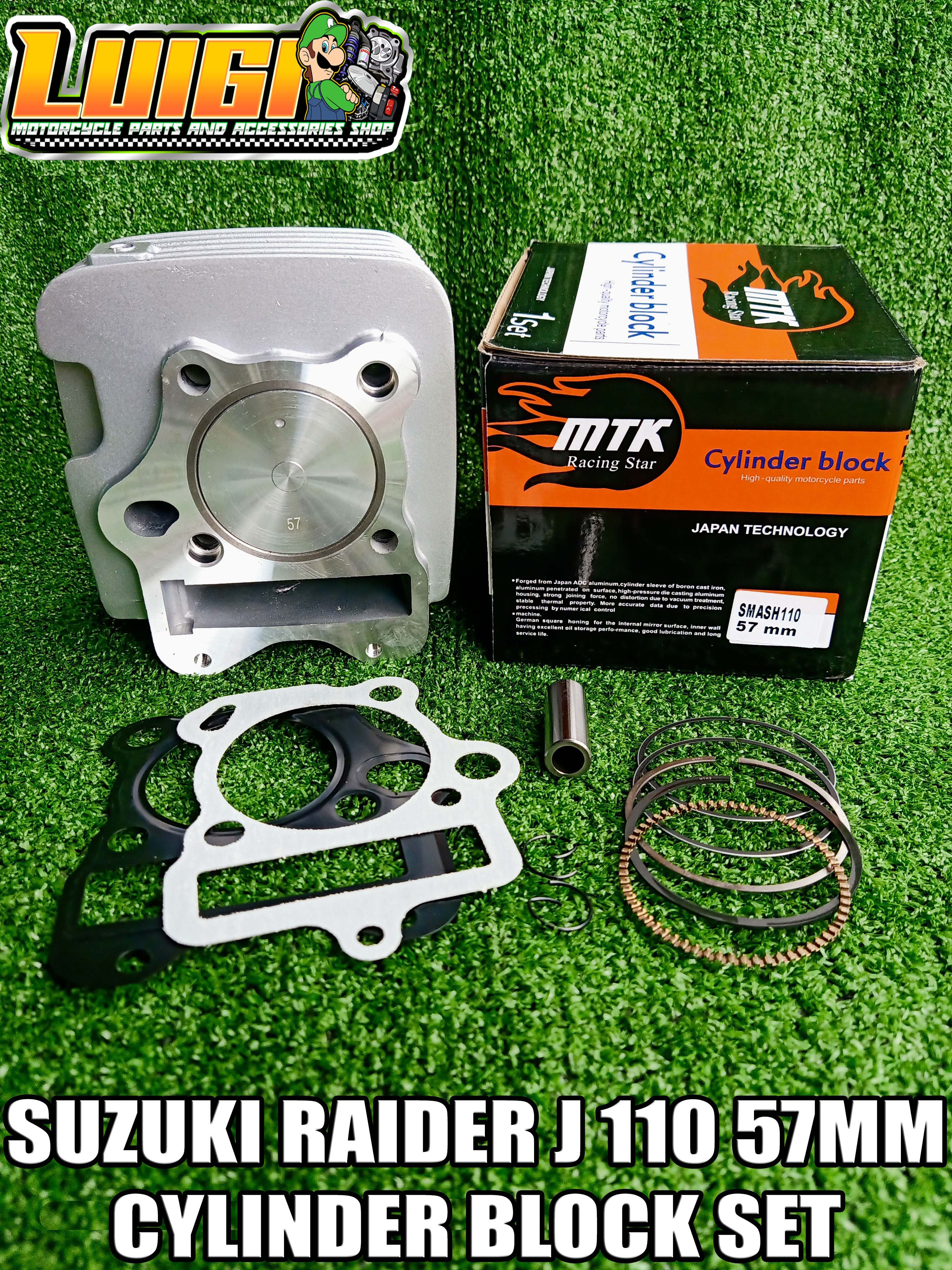 Shop Pitsbike Block For Raider 150 Chrome Bore online | Lazada.com.ph