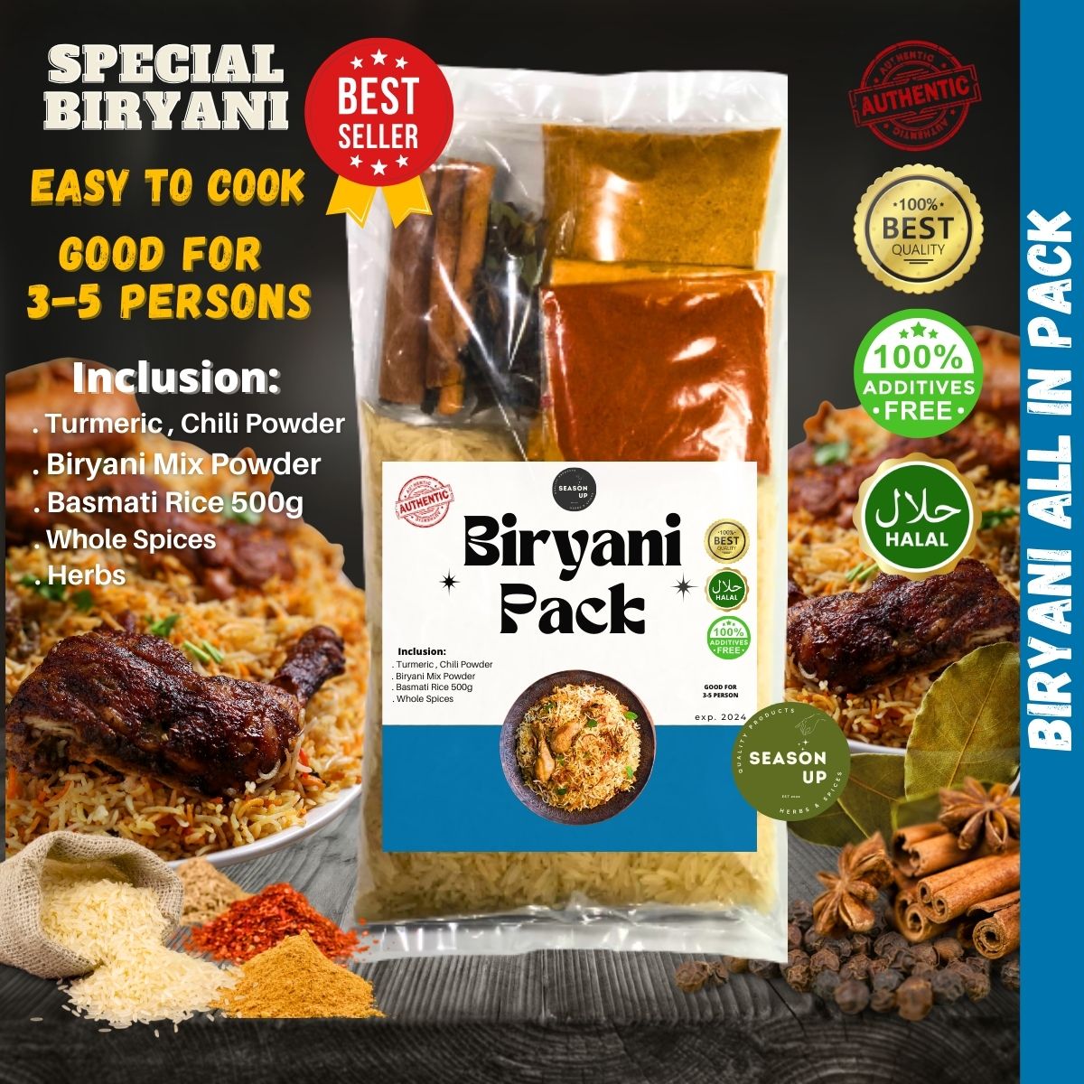 Shop Indian Chicken Biryani Set with great discounts and prices online ...
