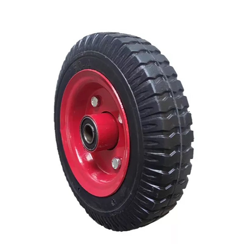 Shop Heavy Duty Rubber Tire Wheel Push Cart Trolley with great ...