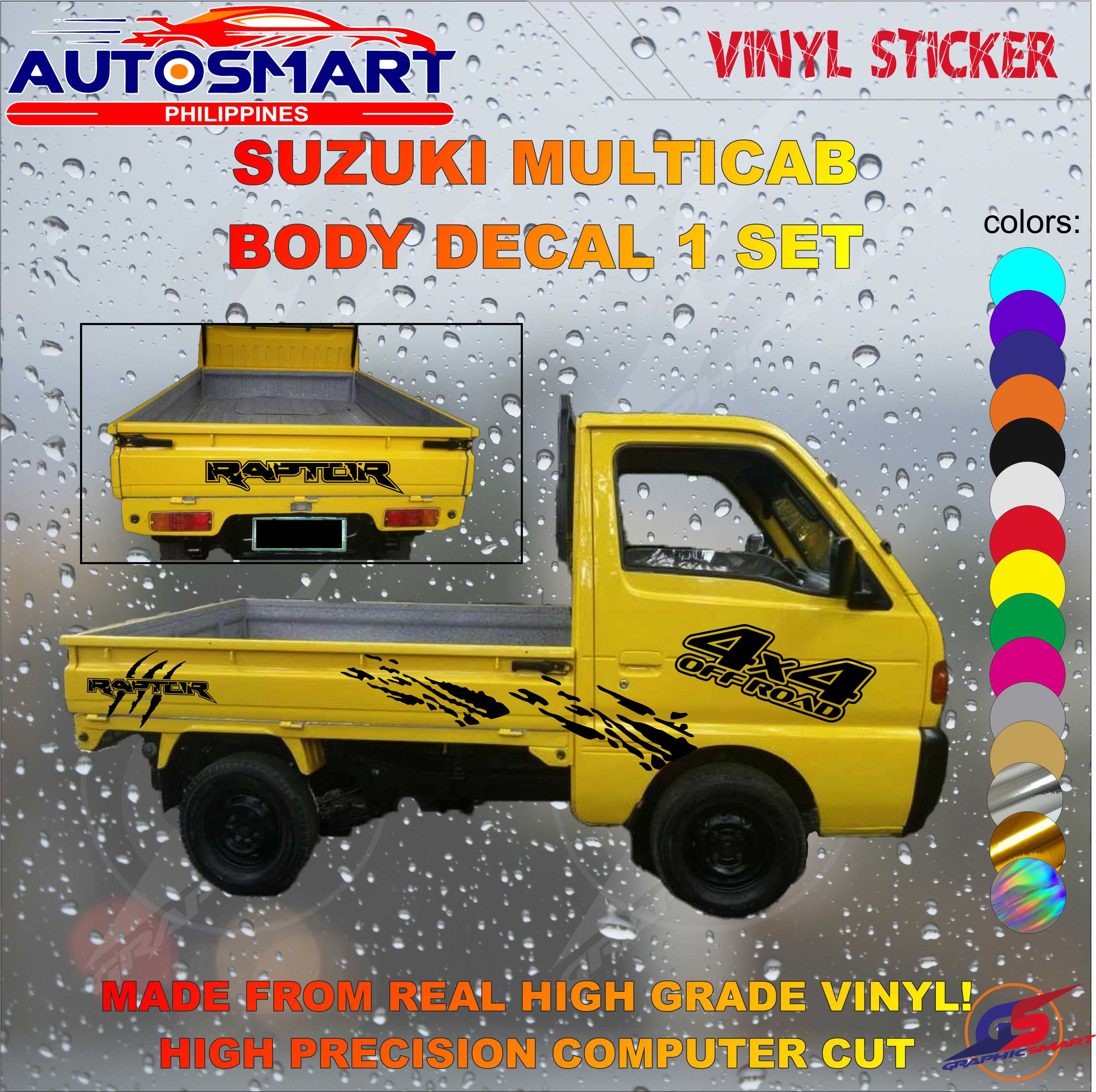 Shop Set Decals Multicab 4x4 Scrum with great discounts and prices ...