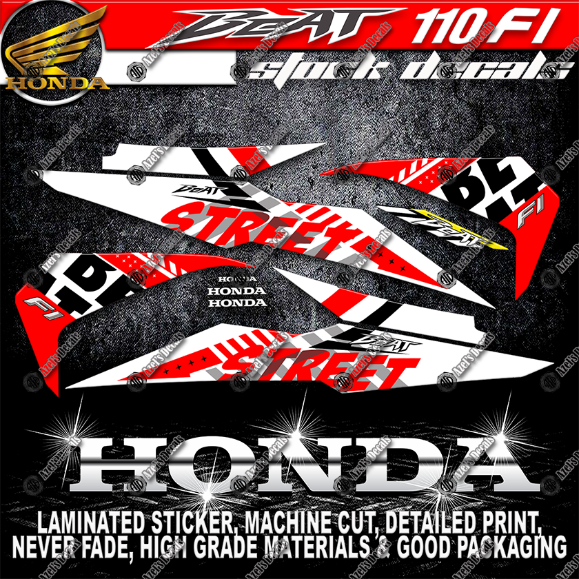 Shop Honda Rs 125 Fi Original Sticker with great discounts and prices ...