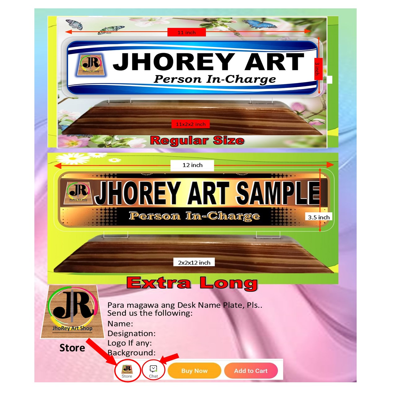 Shop Customized Desk Name Plate online | Lazada.com.ph