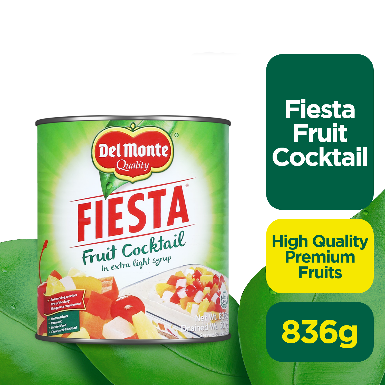 Del Monte Fruit Cocktail Sizes