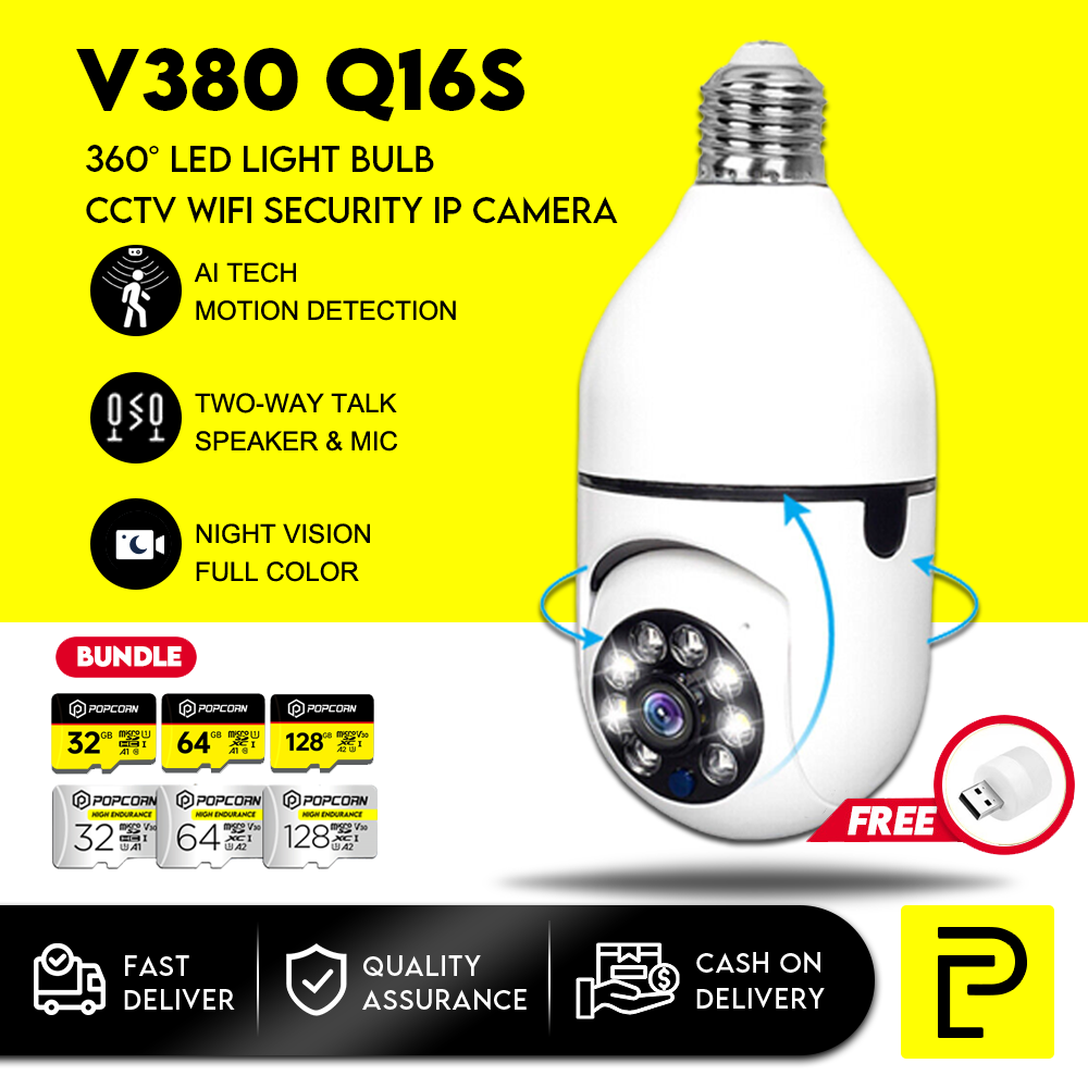 Shop V380 Pro Smart Camera Bulb with great discounts and prices online ...