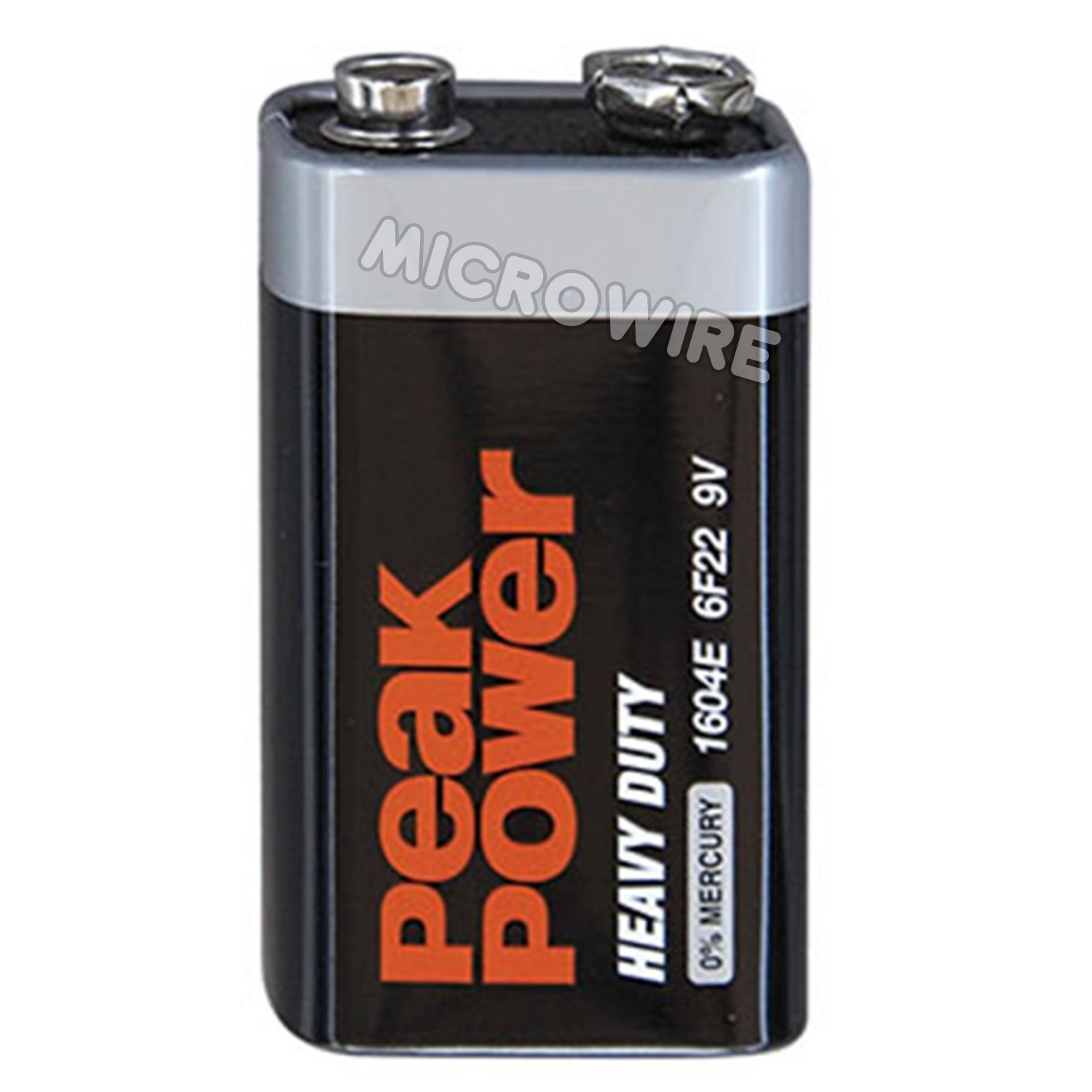 Peak power Battery Heavy Duty 9 volts 1604E 6F22 250mah 0 Mercury 9v Zinc Carbon Battery Brand New Battery Everyday Use Battery Lazada Lazada PH