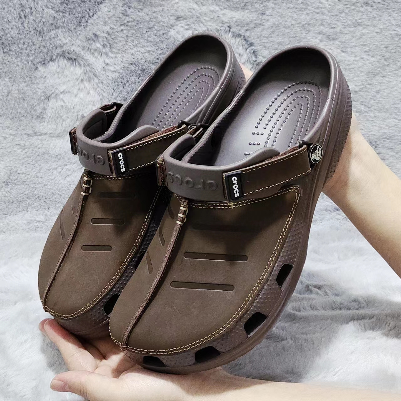 crocs 2nd generation men's half slippers, all rubber is more ...