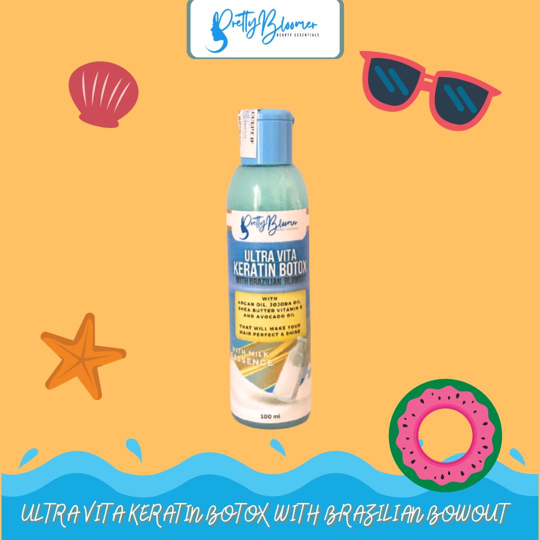 Ultra Vita Keratin Botox With Brazilian Blowout 100ML – Kanna Beauty