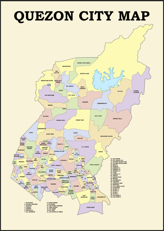 Quezon City Zoning Map