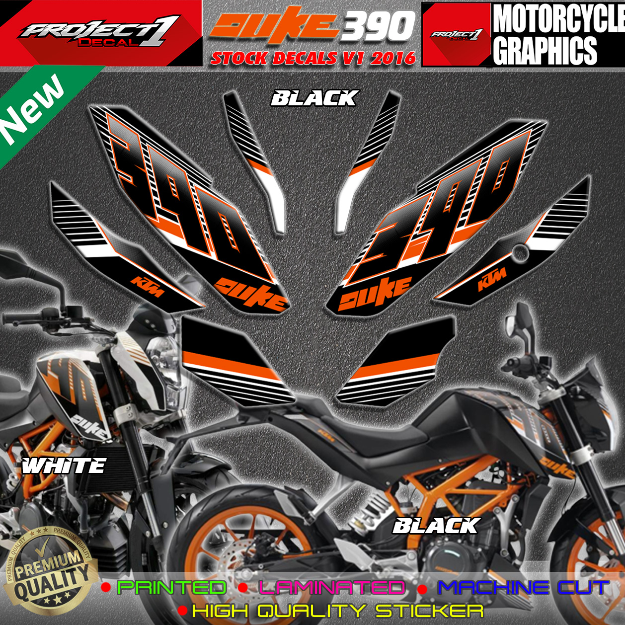 Shop Ktm Duke 390 Customize Decals with great discounts and prices ...