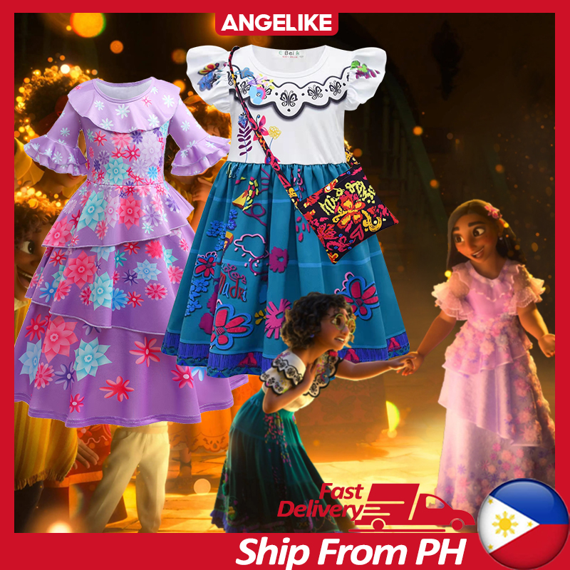 Encanto Mirabel Dress Isabella Encanto for Kids Encanto Mirabel Costume ...