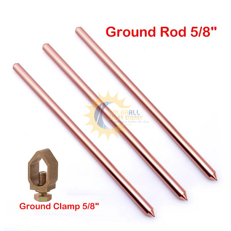 8 Foot Copper Ground Rods