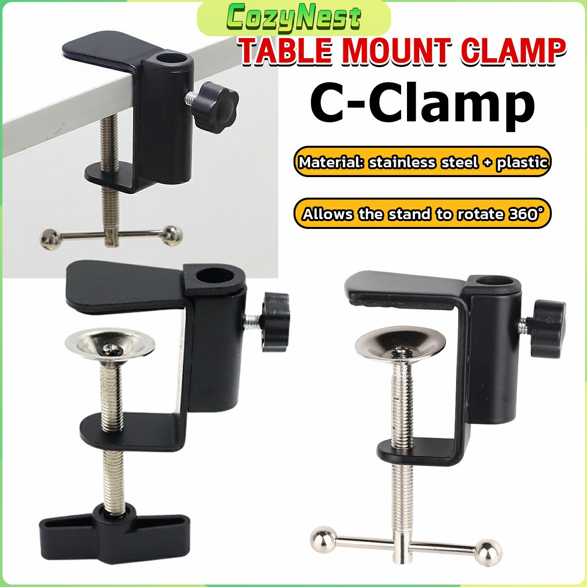 C-clamp Cantilever Brackets Metal C-Clamp Cantilever Bracket ...