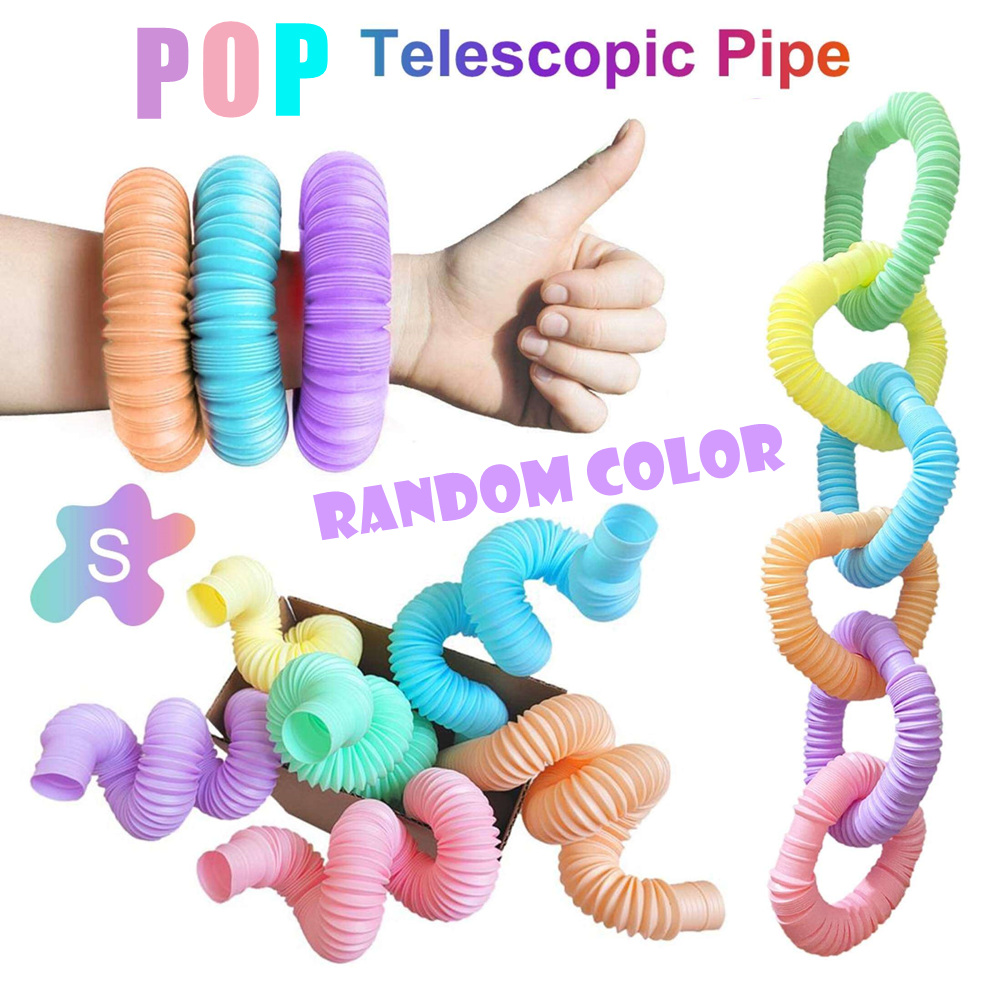 Pop Tube Fidget Toys Stress Relief Pop Toys Sensory Toy for Kids ...