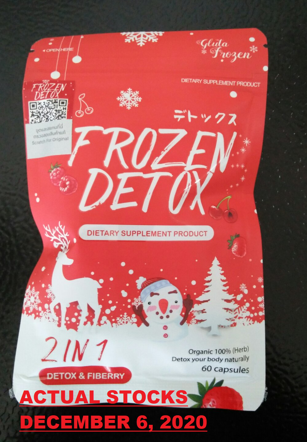 Frozen Detox Red ( Direct From Thailand) NATURAL DETOX & SLIMMING ...
