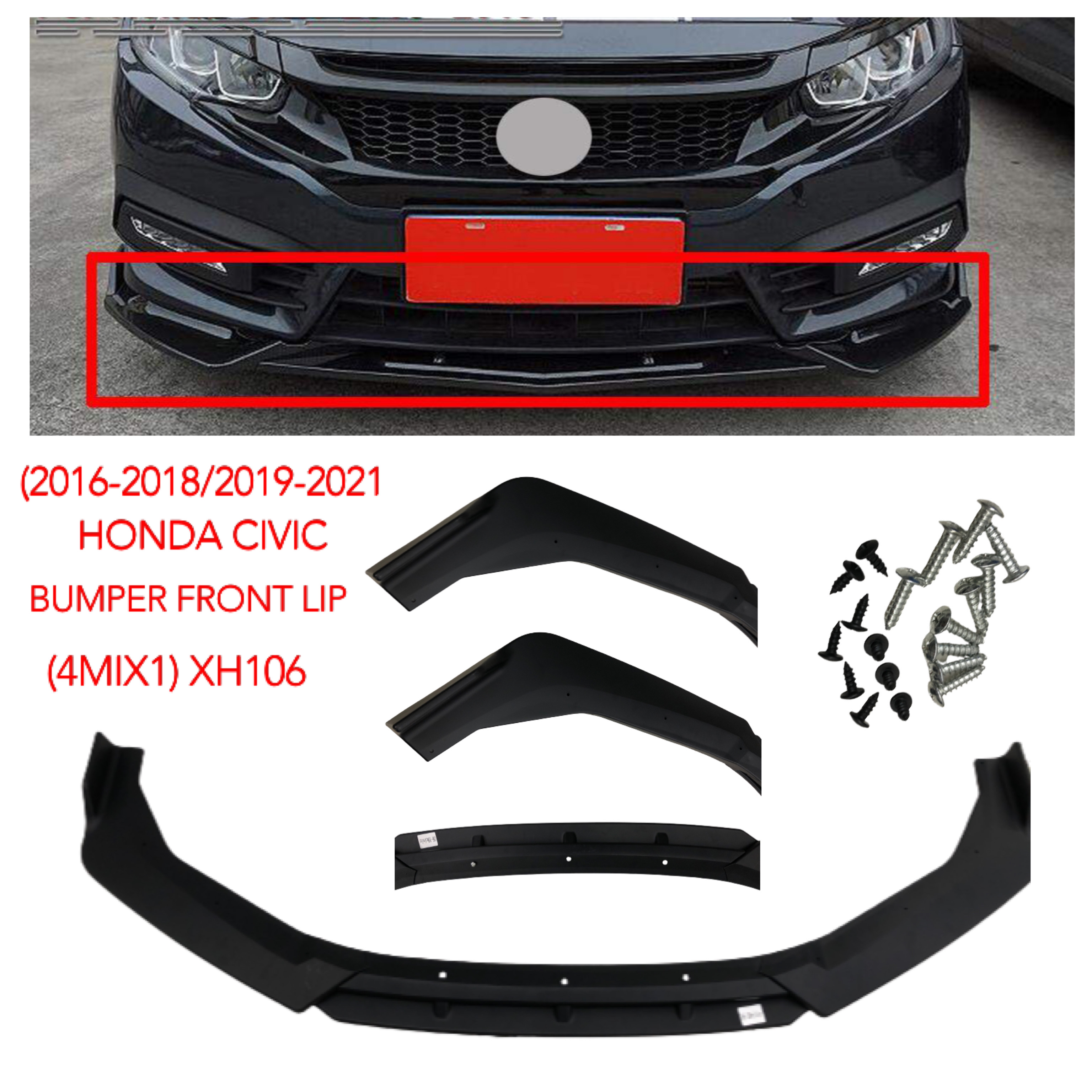 Zero Offset Type R Style Body Kit For 06-12 Honda Civic FD, 45% OFF