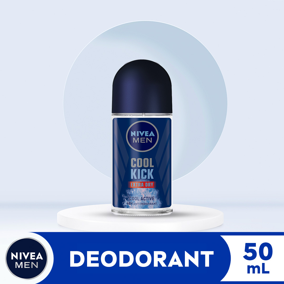 NIVEA Men Deodorant Cool Kick Anti-Perspirant Roll-on, 50ml