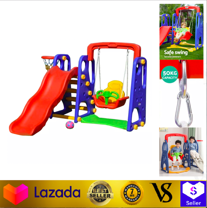 Velstand Heavy Duty 3in1 Outdoor Kiddie Slide, Heavy Duty, Durable and ...