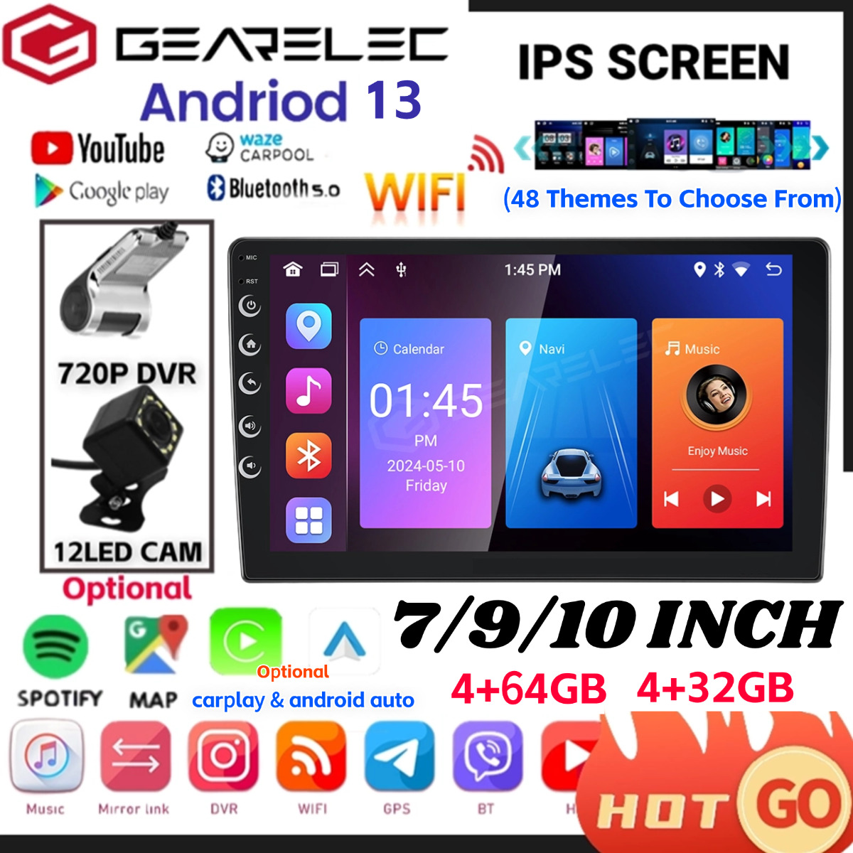 Shop 9 Inch Android Head Unit With Simcard with great discounts and ...