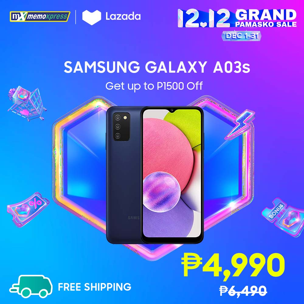 Samsung Galaxy A03s 6.5-inch Infinity-V Display 5000mAh Battery with ...